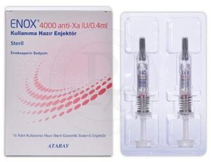 LOVENOX (ENOX (GENERIC – CLEXANE – 10 INJ ) | 40 MG | MFG: ATABAY ...