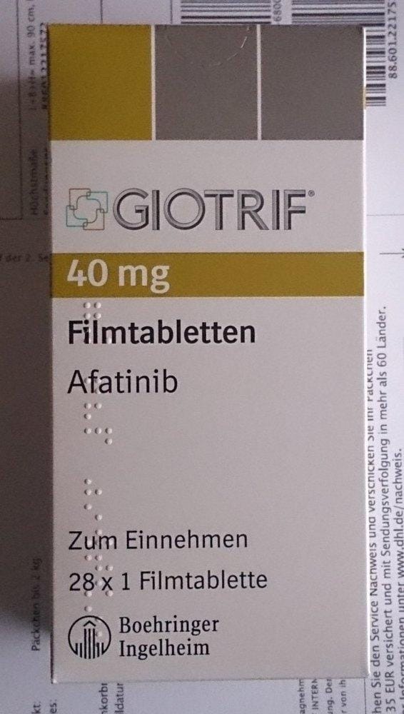 GILOTRIF® (afatinib) | MFG : BOEHRINGER INGELHEIM - TownDrugStore